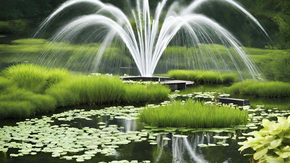 Outdoor Pond Water Fountains: Enhance Your Garden with a Beautiful Wat — Lake n Pond