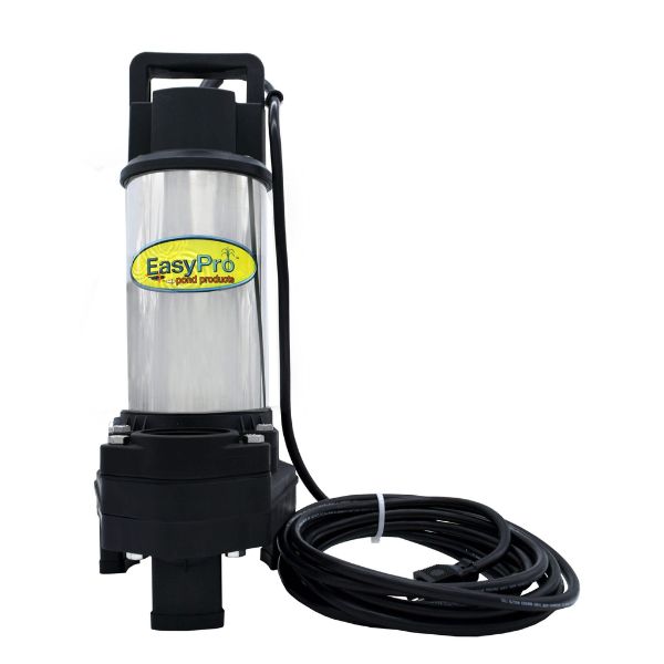 EasyPro 6000 gph 115 Volt Stainless Steel Waterfall — Lake n Pond
