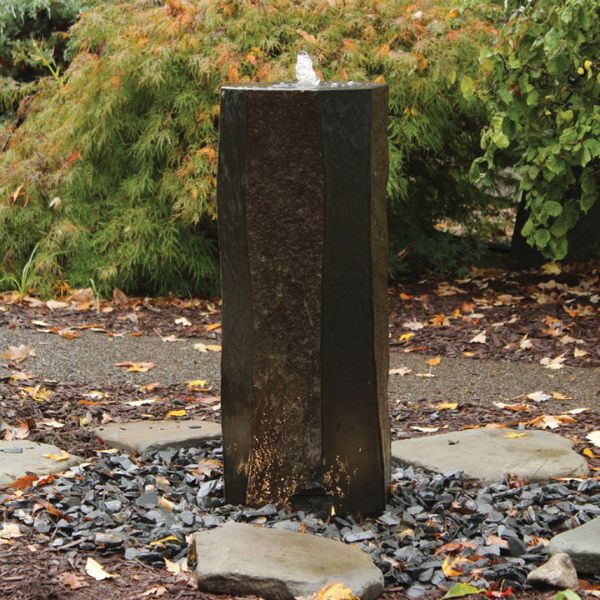 EasyPro Real Basalt Column Polished Top and Three Sides — Lake n Pond