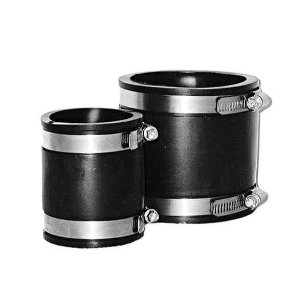 EasyPro Rubber Coupling 4" SS Clamps — Lake n Pond