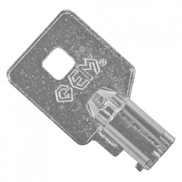Vertex Rounded key for older barrel lock — Lake n Pond